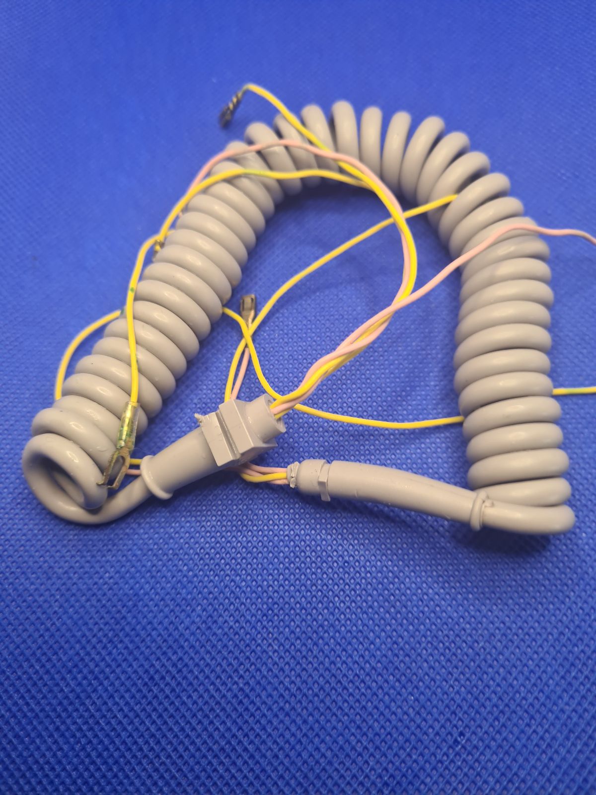 PMG/Telecom 800 Series Curly Cords NOS Grey/Slate - Old Phones Australia